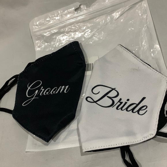 Accessories | Wedding Bride Groom Face Masks | Poshmark